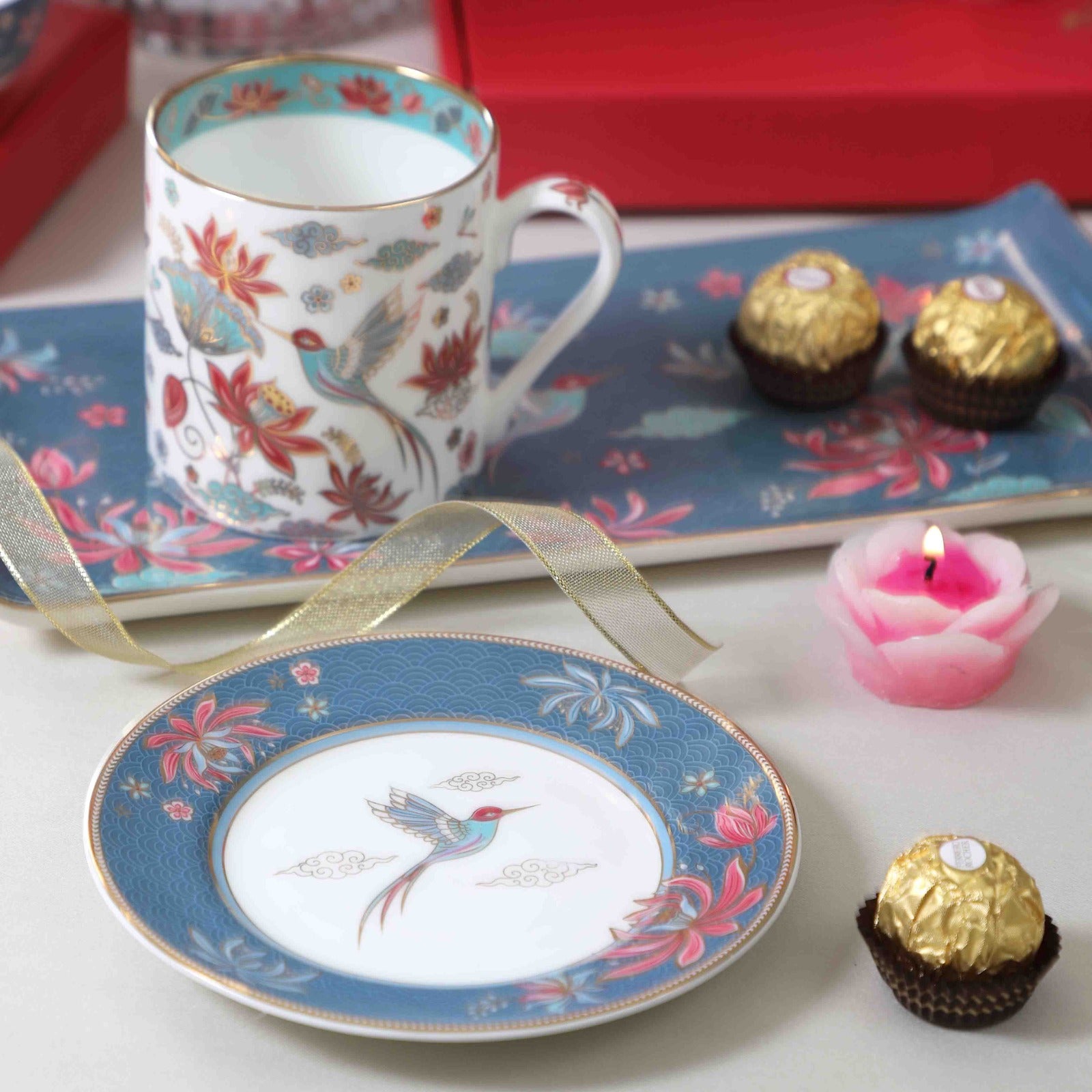 Buy Taashi Tea/Snack Plate At Kainaat Design