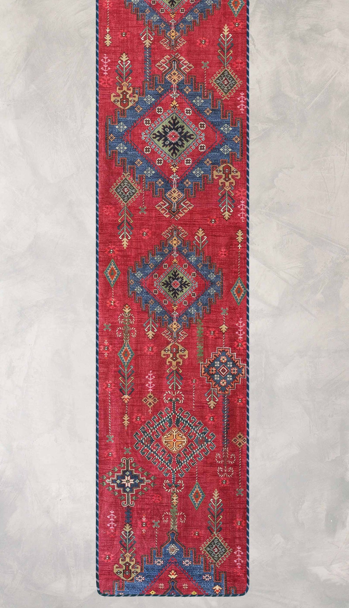 Buy Kilim Table Runner - Red At Kainaat Design